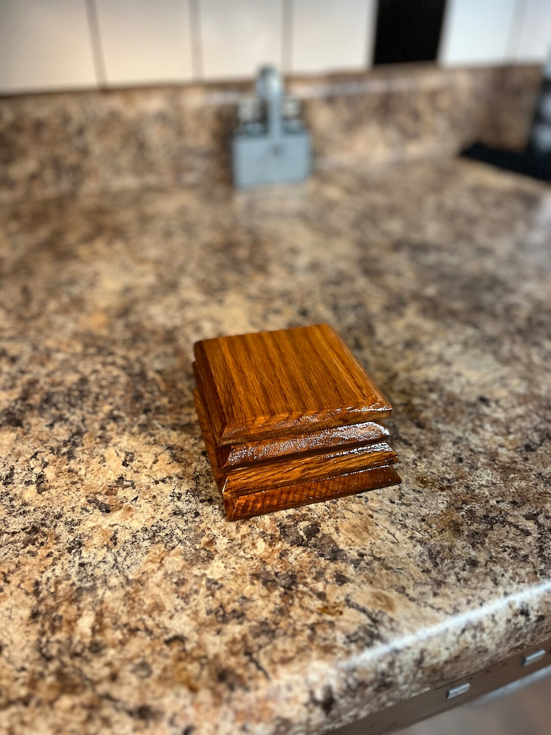 Red Oak Coasters Set of 4 - Etsy
