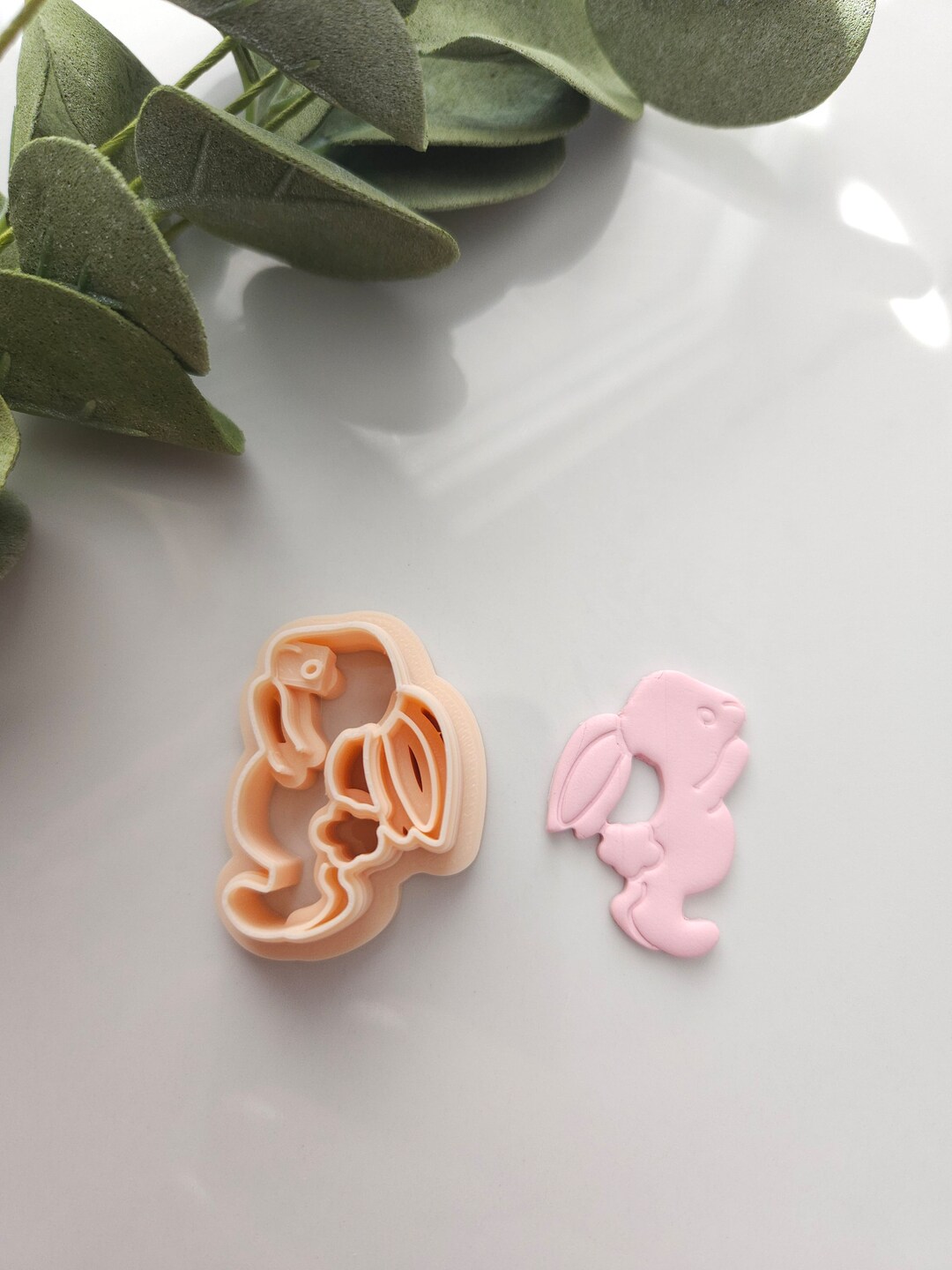 Easter Bunny Polymer Clay Cutter. Make Easter Polymer Clay Earrings ...