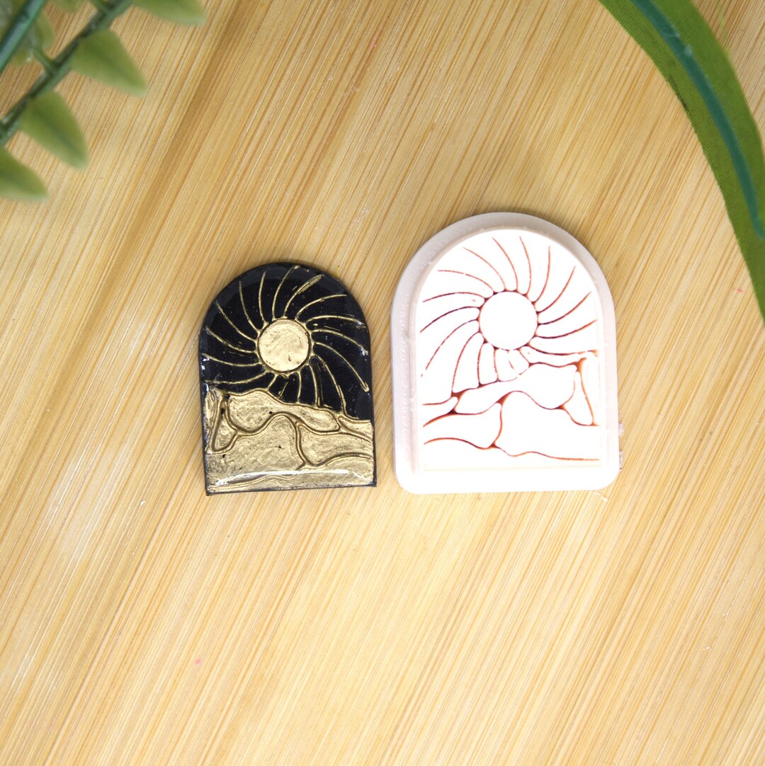 Polymer Clay Cutters | Sunset Clay Cutter | Sunrise Polymer Clay Cutter ...