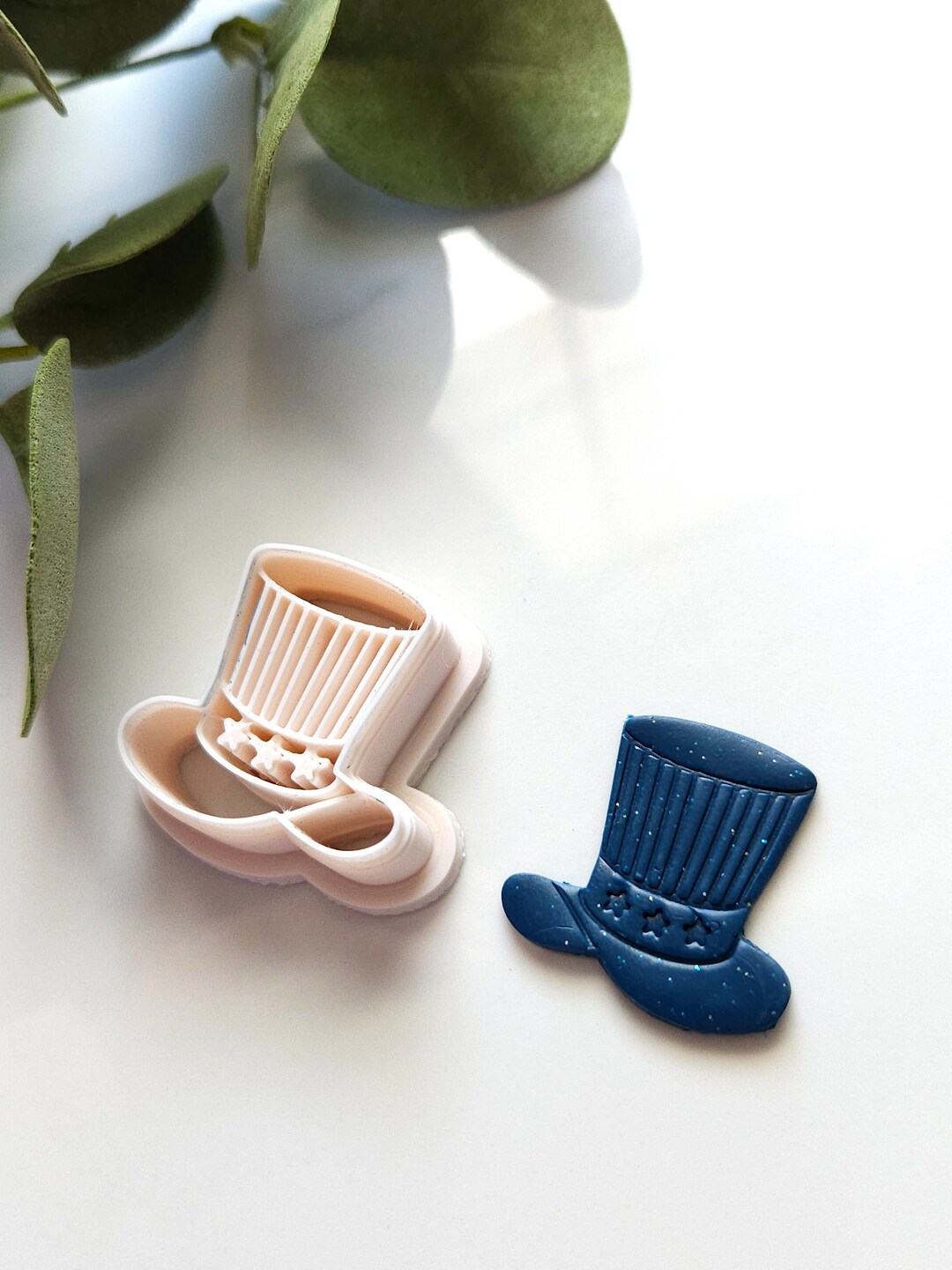 4th of July Clay Cutters, Patriotic USA Clay Cutters, Top Hat Clay ...
