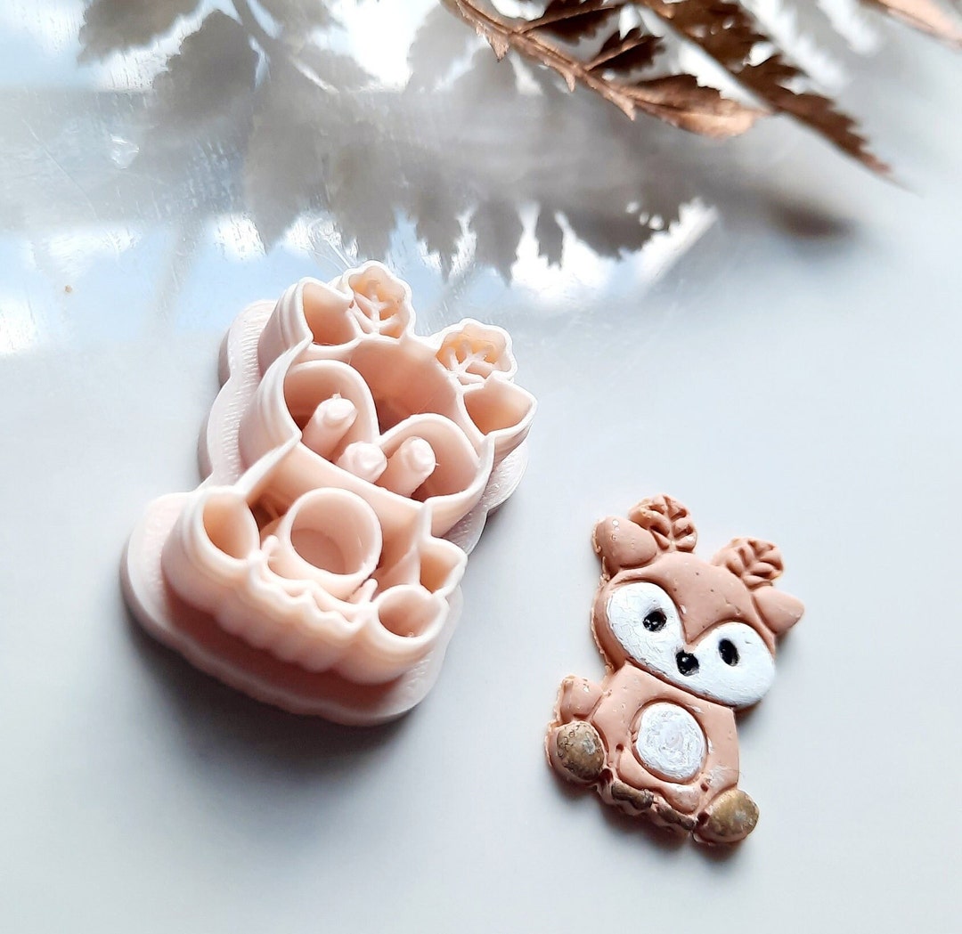 Deer Polymer Clay Cutter, Fall Clay Cutters, Halloween Clay Cutters ...