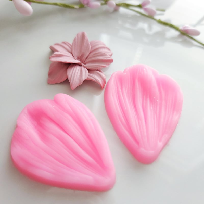 Silicone Flower Petal Mold - Etsy