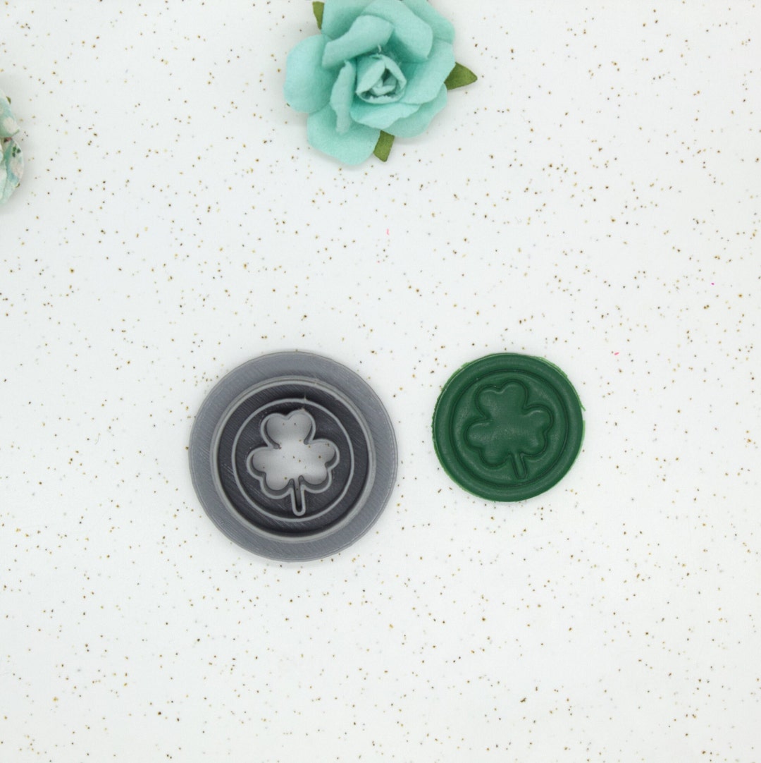 Leaf Clover Clay Cutter, Shamrock Polymer Clay Cutter, St. Patricks Day ...