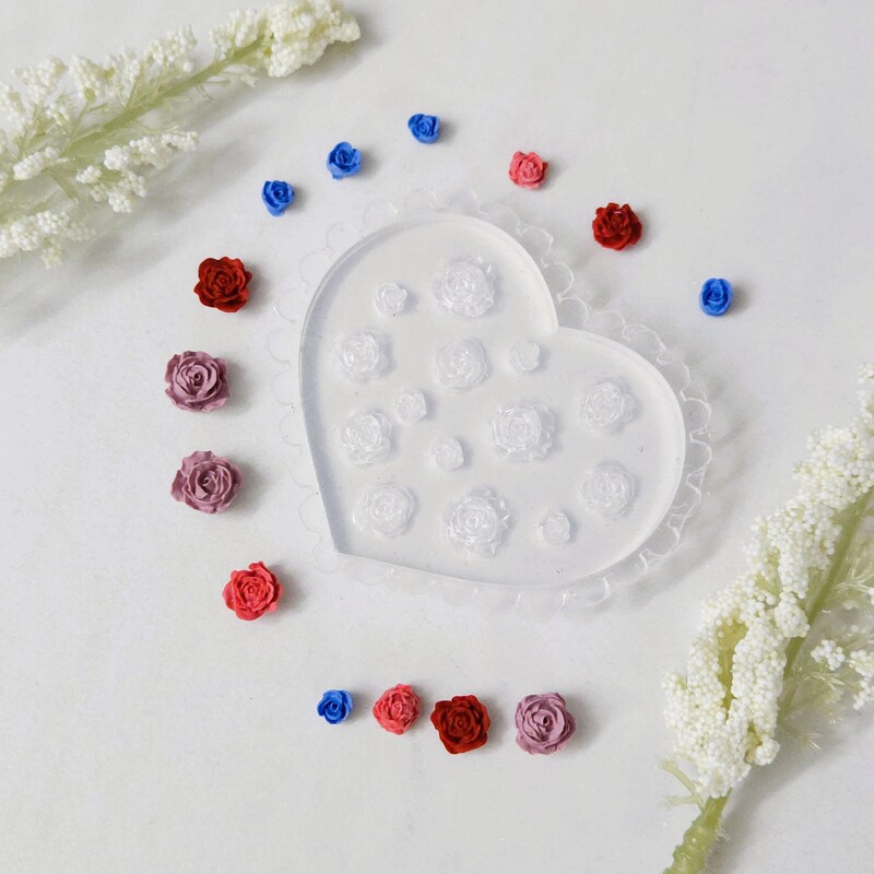 Silicone Rose Mold - Etsy