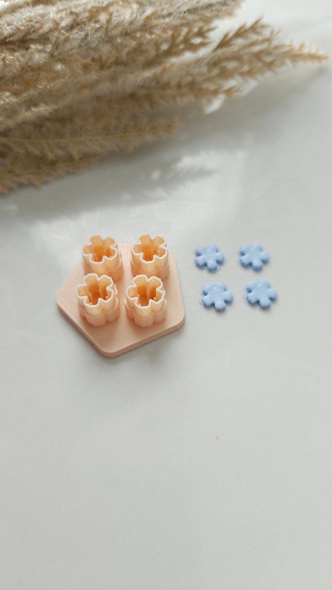 Cluster Flower Cutter, Polymer Clay Flowers Cutter, Spring Polymer Clay ...