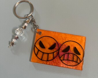 One Piece Portgas D. Ace Keychain - Etsy
