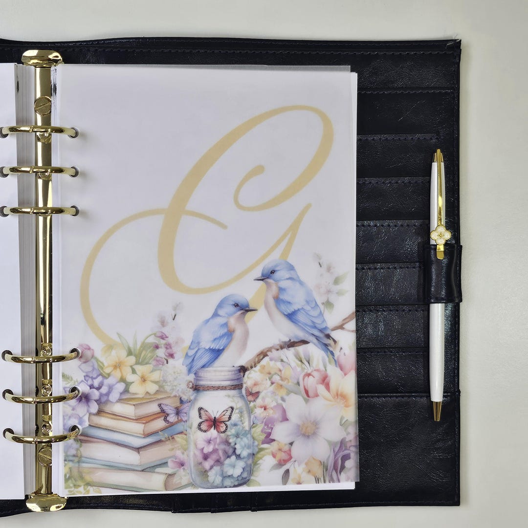 April 2026 Kit: 'springtime Flutter' Personalised Initial Planner ...