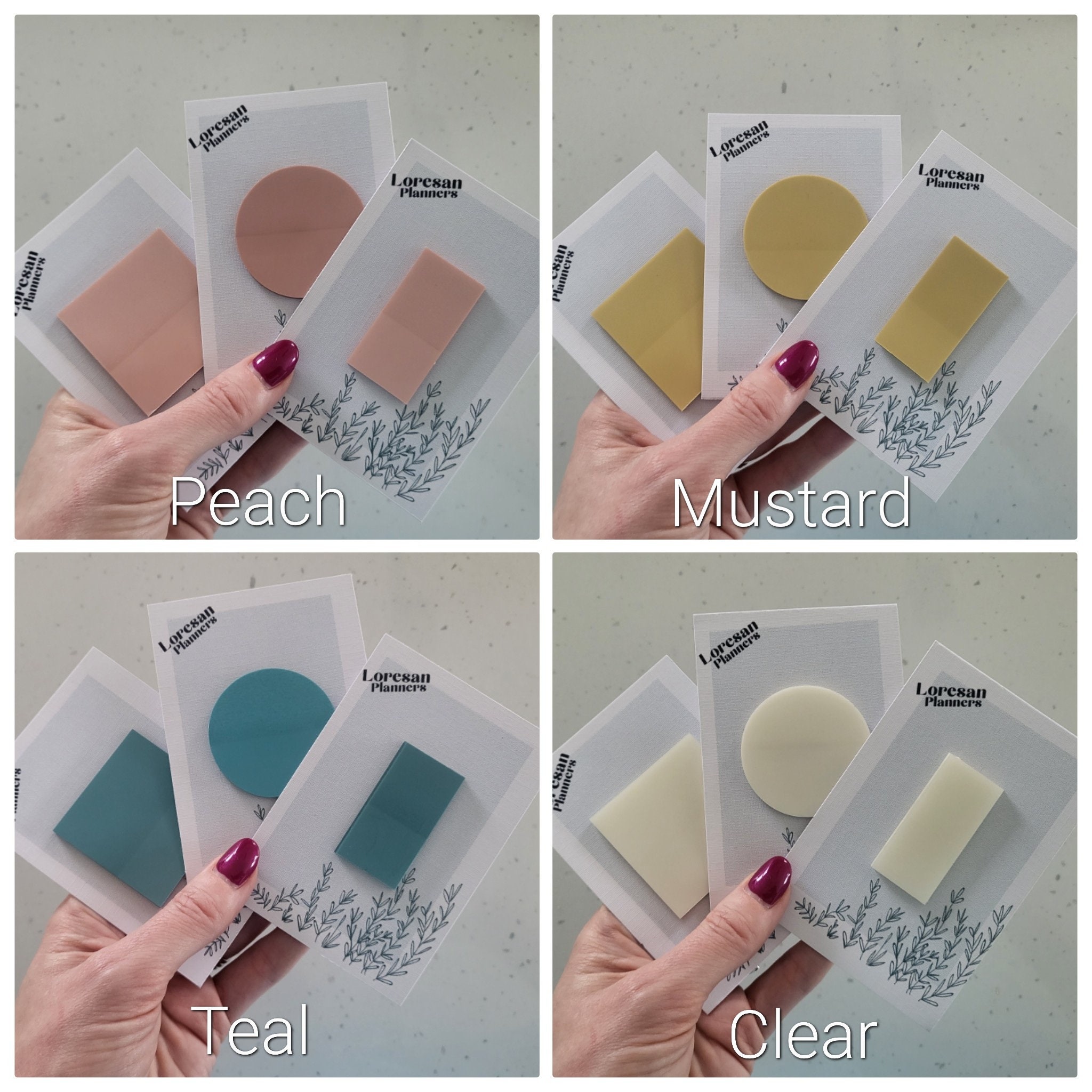Transparent Sticky Notes - Etsy