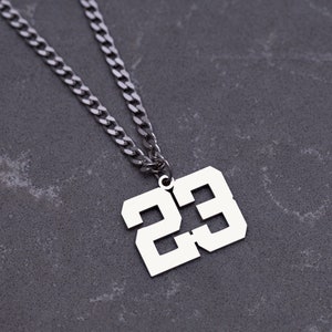 14K Gold Personalized Number Necklace, Baseball Pendant, Sports Jewelry ...