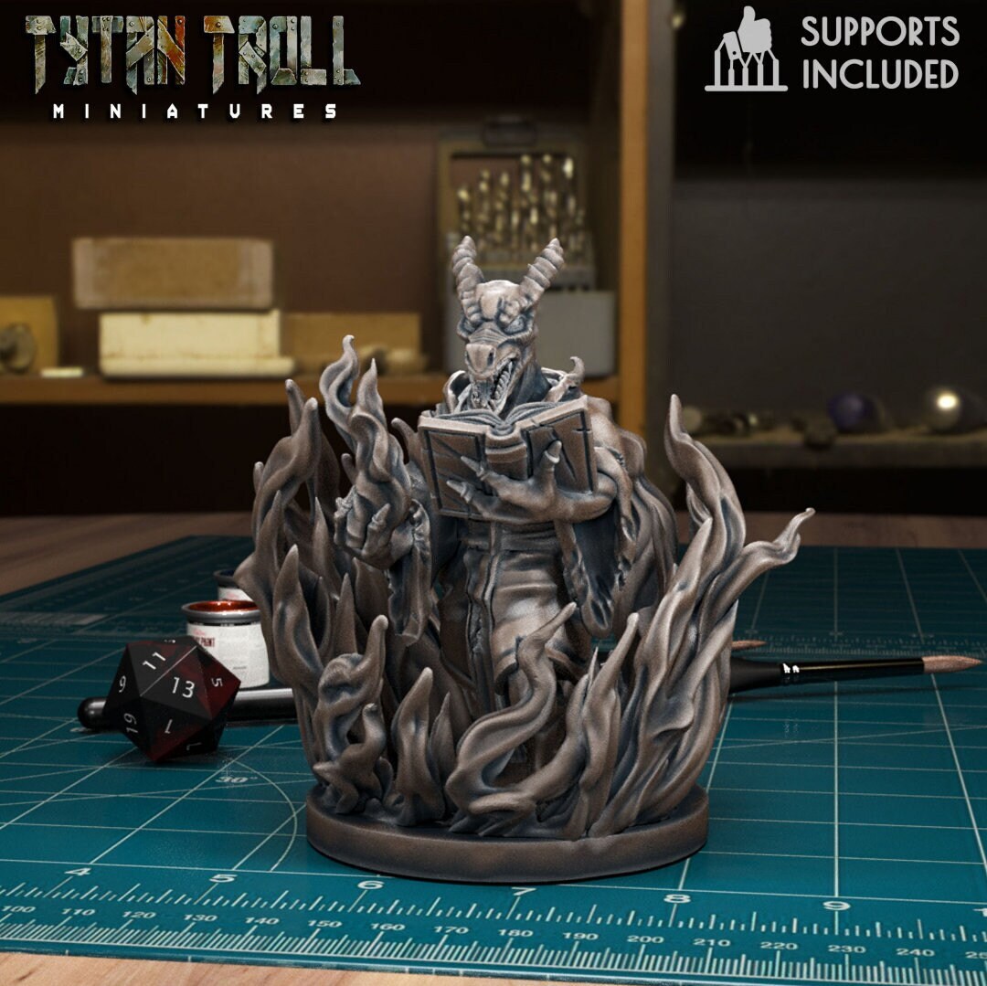 Kobold Wizard Fire Shield by Tytantroll Kobold Miniatures D&D Dungeons ...