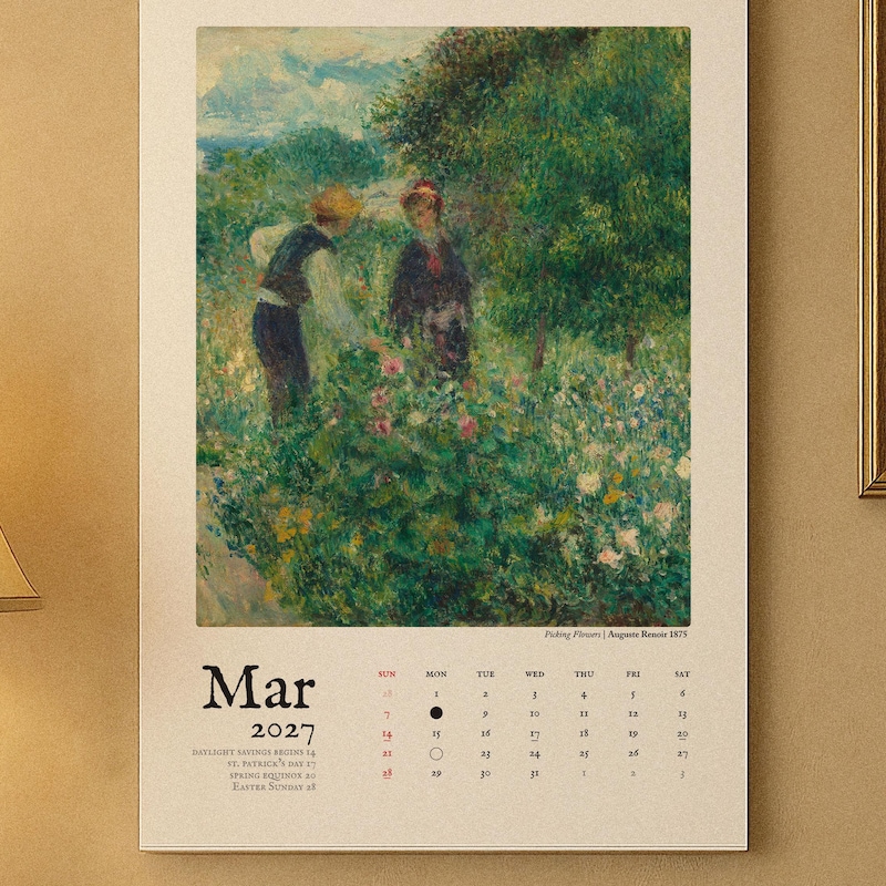 Large Garden Calendar - Etsy