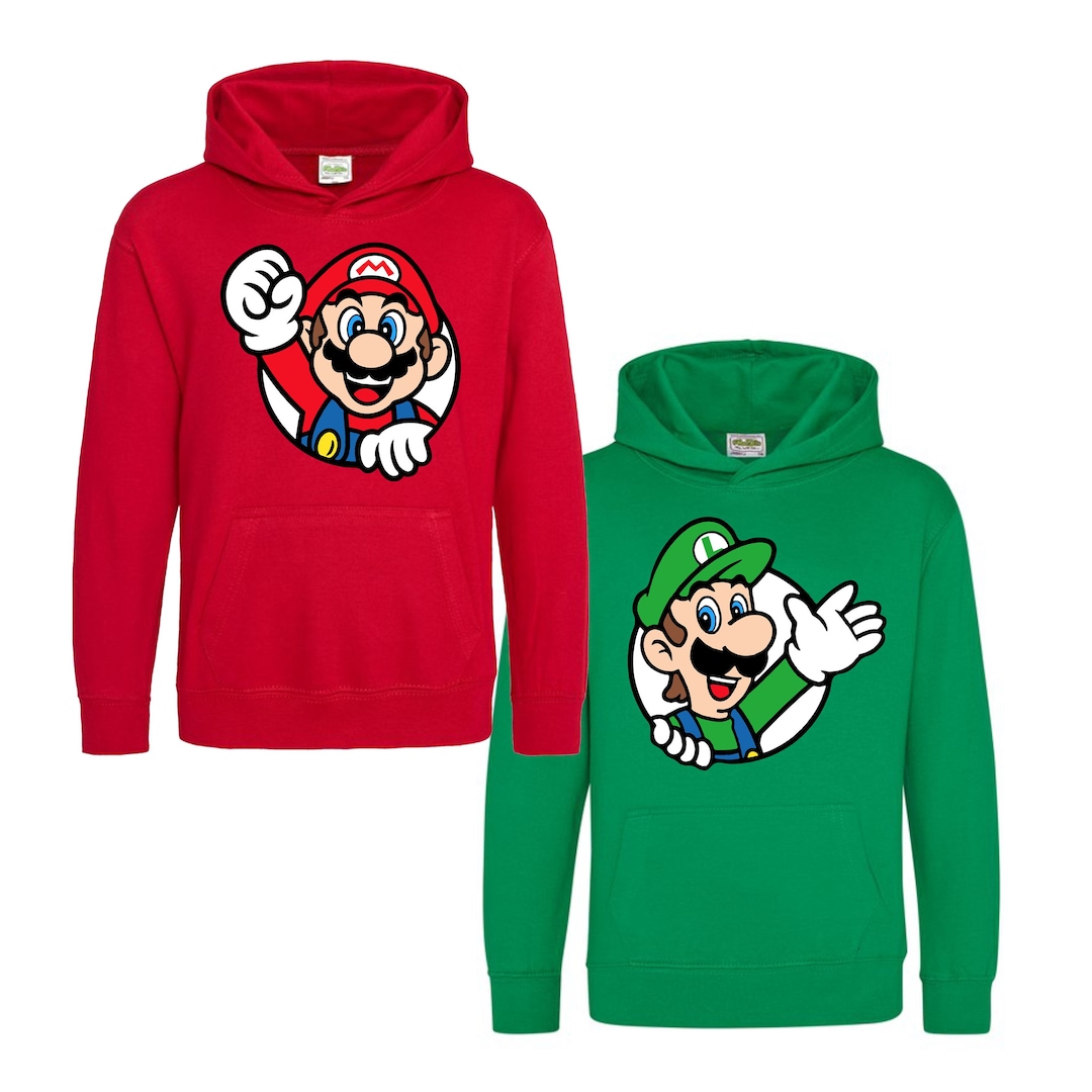 Mario Hoodies Super Mario And Luigi Hoodies Mario And Luigi Hood