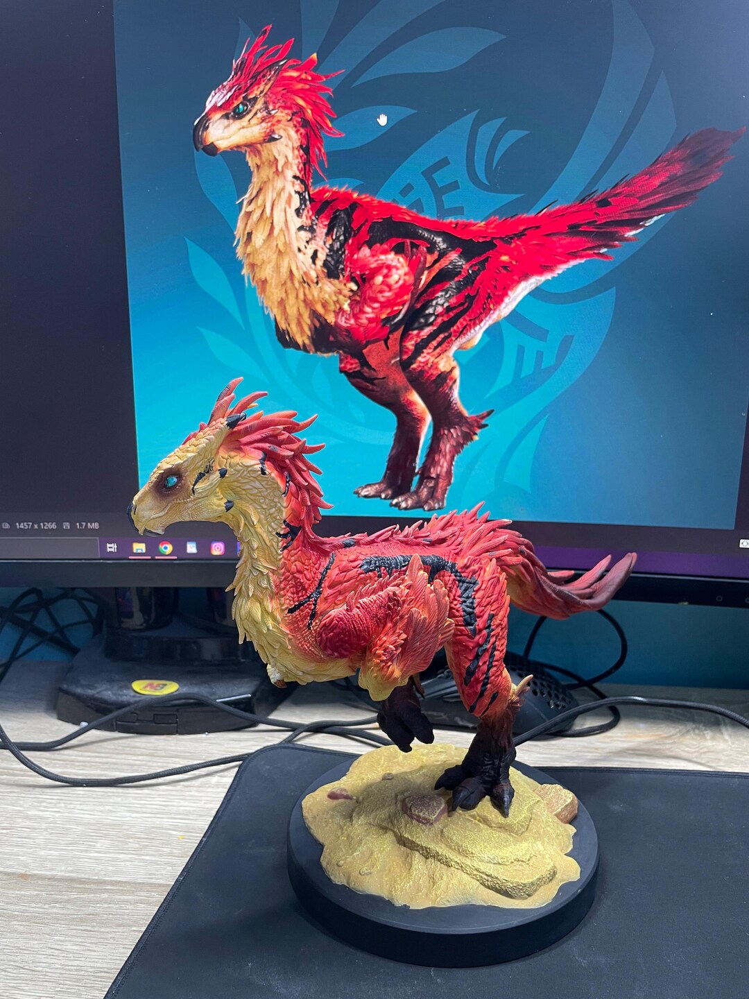 Custom Painted Seikret (fan-art) | 1:10 Scale | Gift Idea, Collectible ...