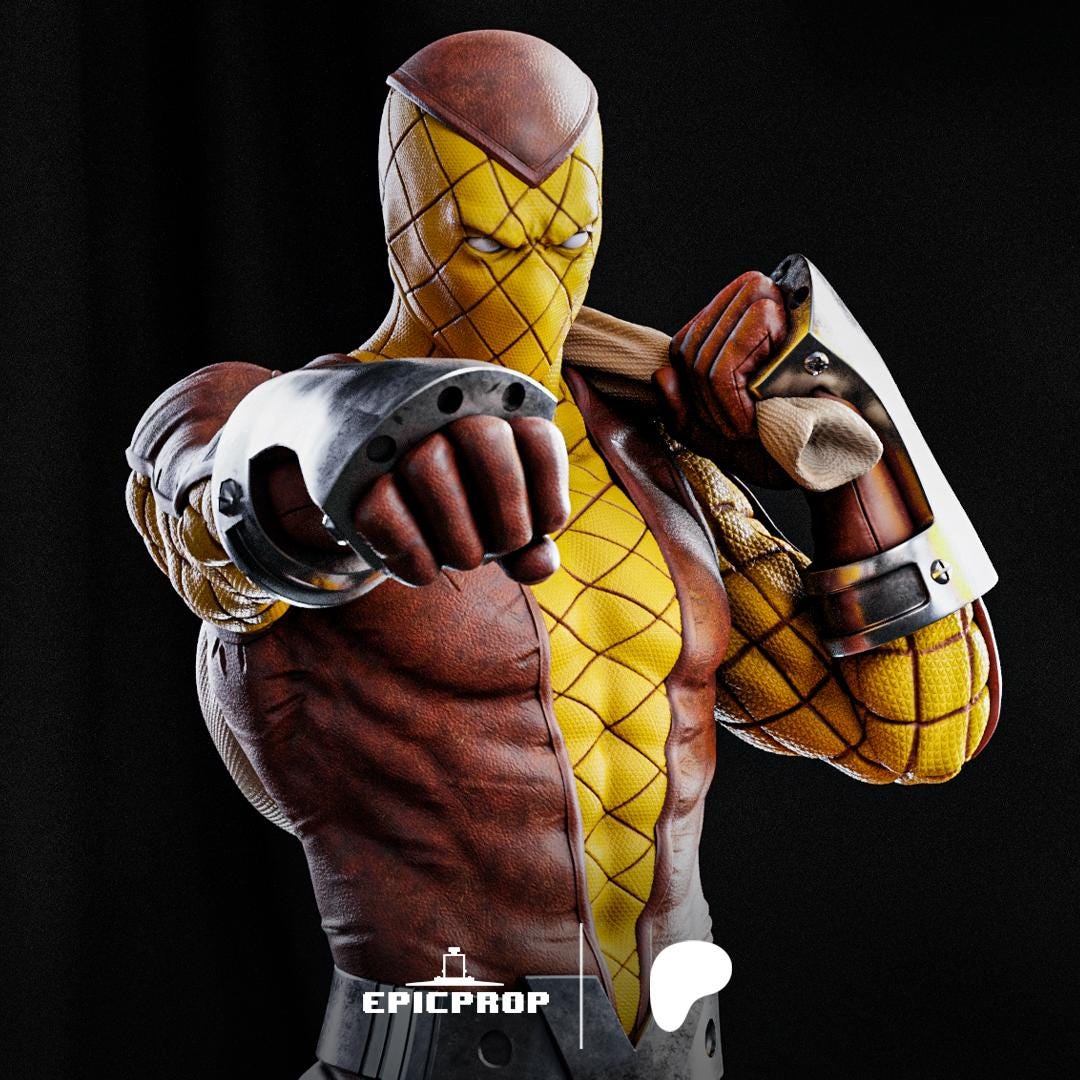 Shocker | Fan Art Resin Figure | Unpainted or Painted | Made to Order ...