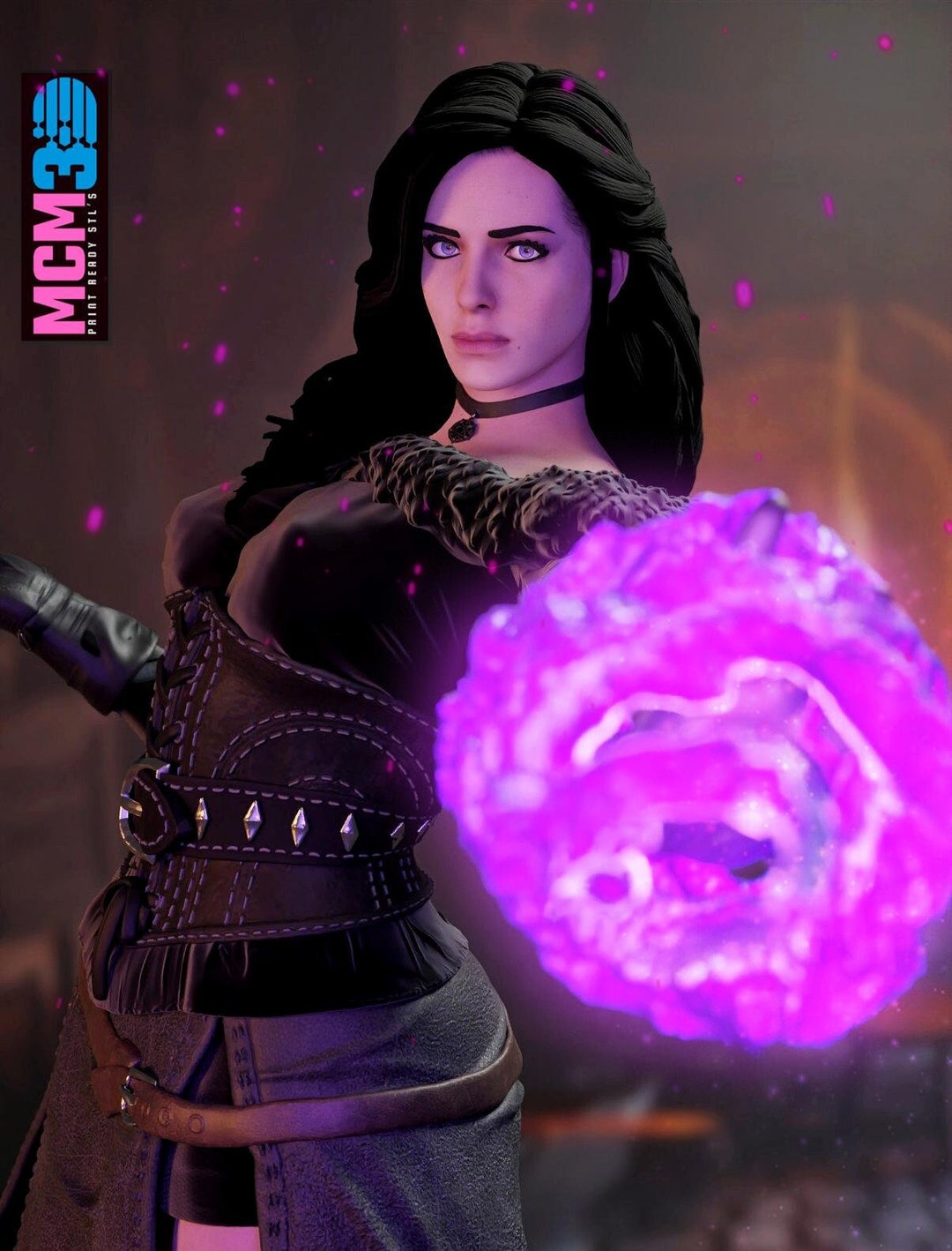 Yennefer (fan-art) | Gift Idea, Unpainted, Collectible | 8k Print - Etsy