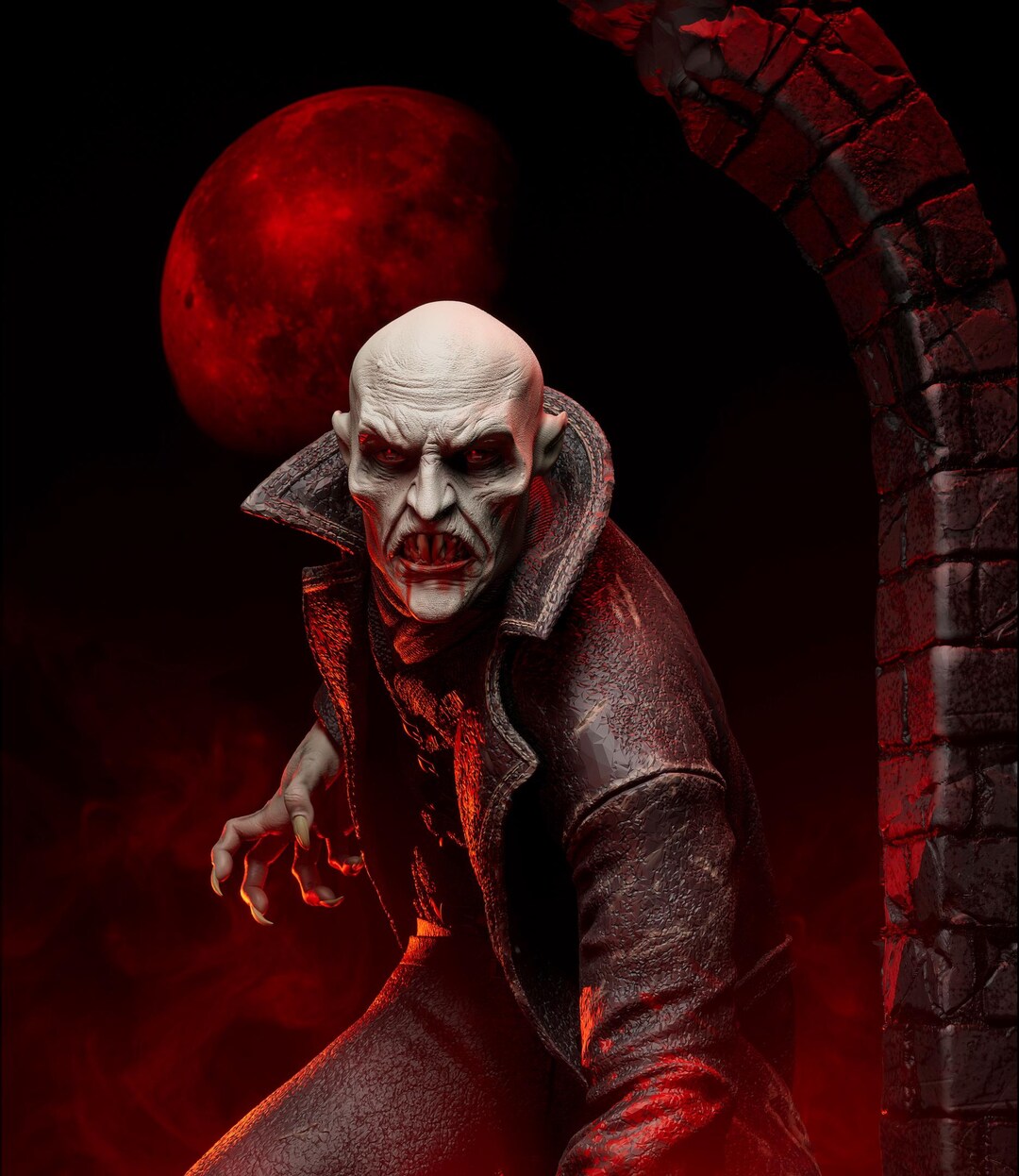 Nosferatu Figure (fan-art) | Gift Idea, Unpainted, Collectible | 12k ...