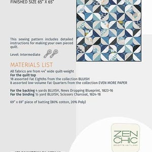 Lotus Quilt Pattern - Etsy