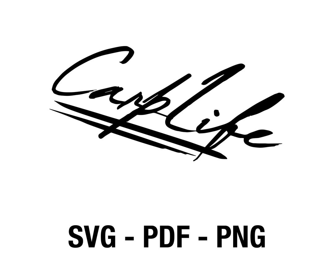 Carp Life Logo SVG, PNG, PDF, Download File for Vinyl Decal, Cut Files ...