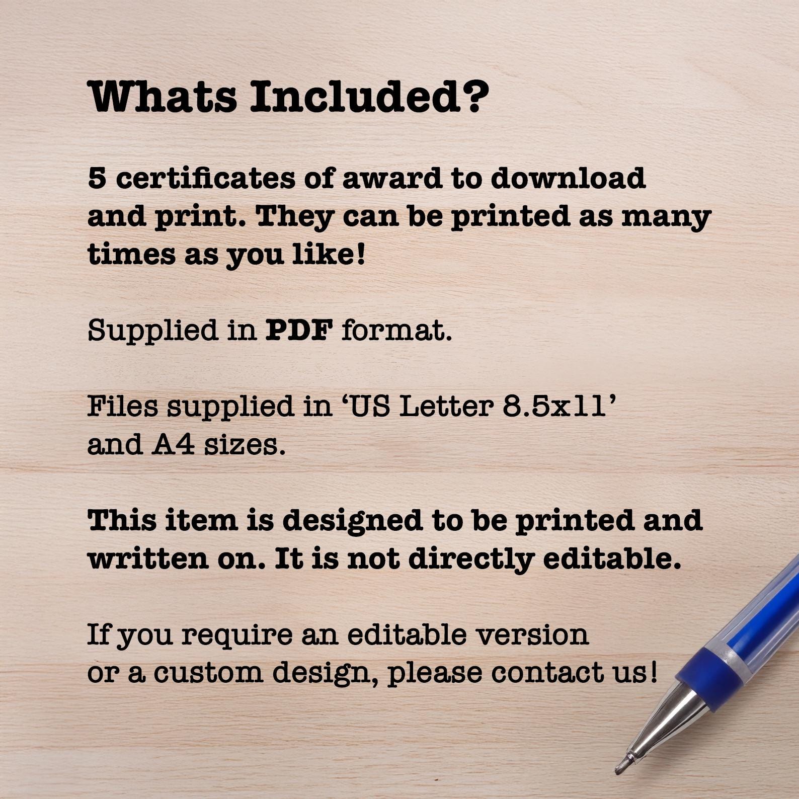 Printable Award Certificates | Recognition Certificate | School ...