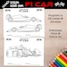 Design Your Own F1 Car – Printable Activity | Colouring & Drawing ...