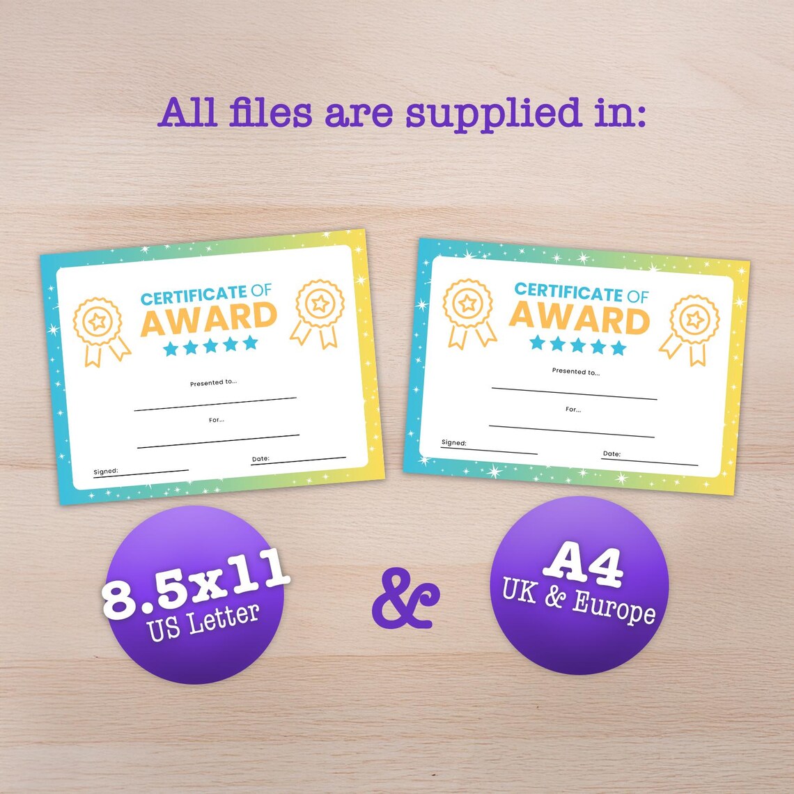 Printable Award Certificates | Recognition Certificate | School ...