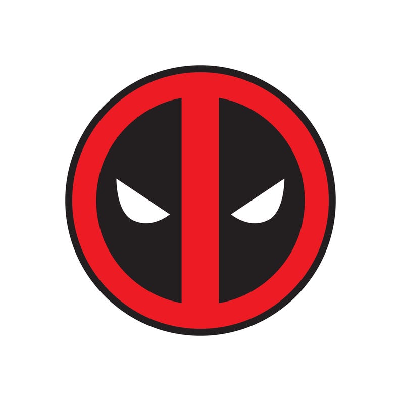 Deadpool Logo SVG, PNG, PDF, Download File for Vinyl Decal, Cut Files ...