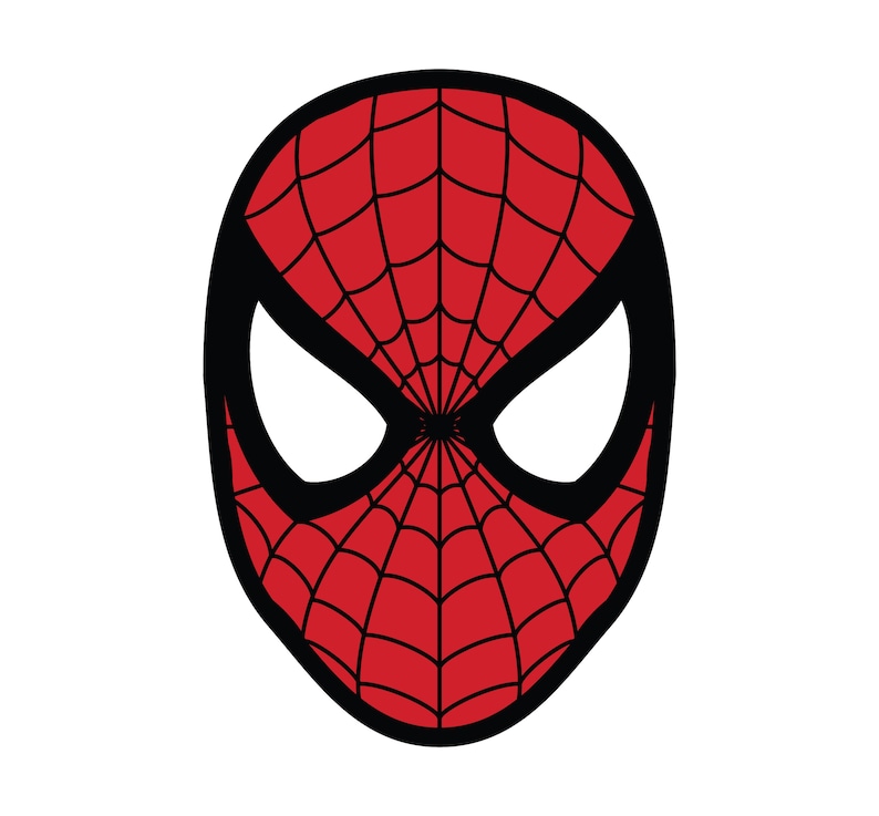 Spiderman Mask SVG, PNG, PDF, Download File for Vinyl Decal, Cut Files ...