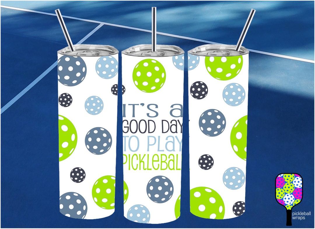 Pickleball Tumbler Wrap Digital Download for Sublimation Pickleball ...