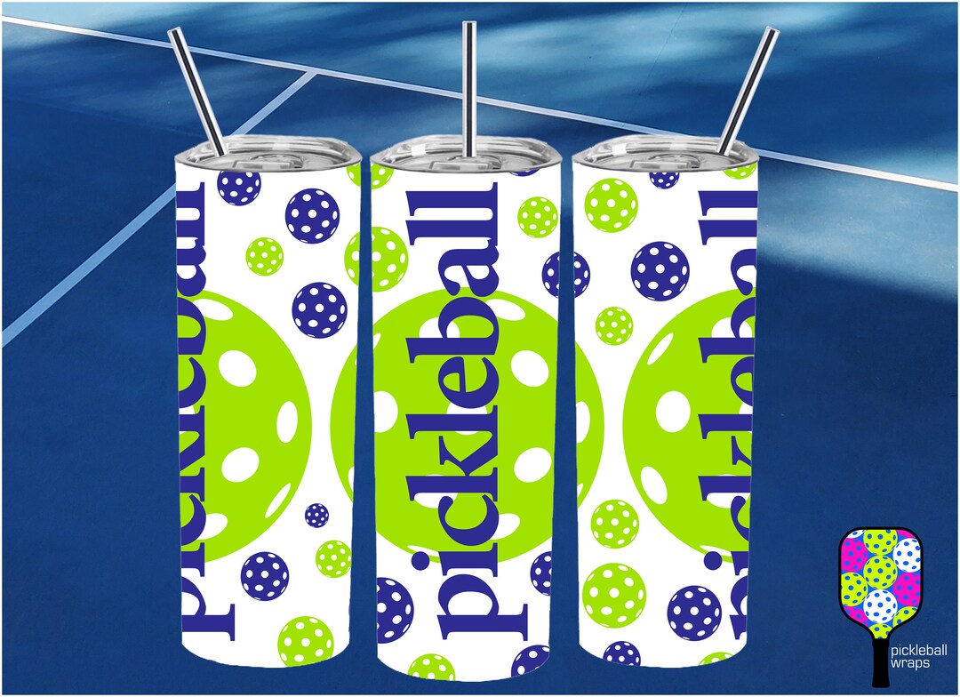 Fun Pickleball Tumbler Wrap Digital Download for Sublimation Pickleball ...