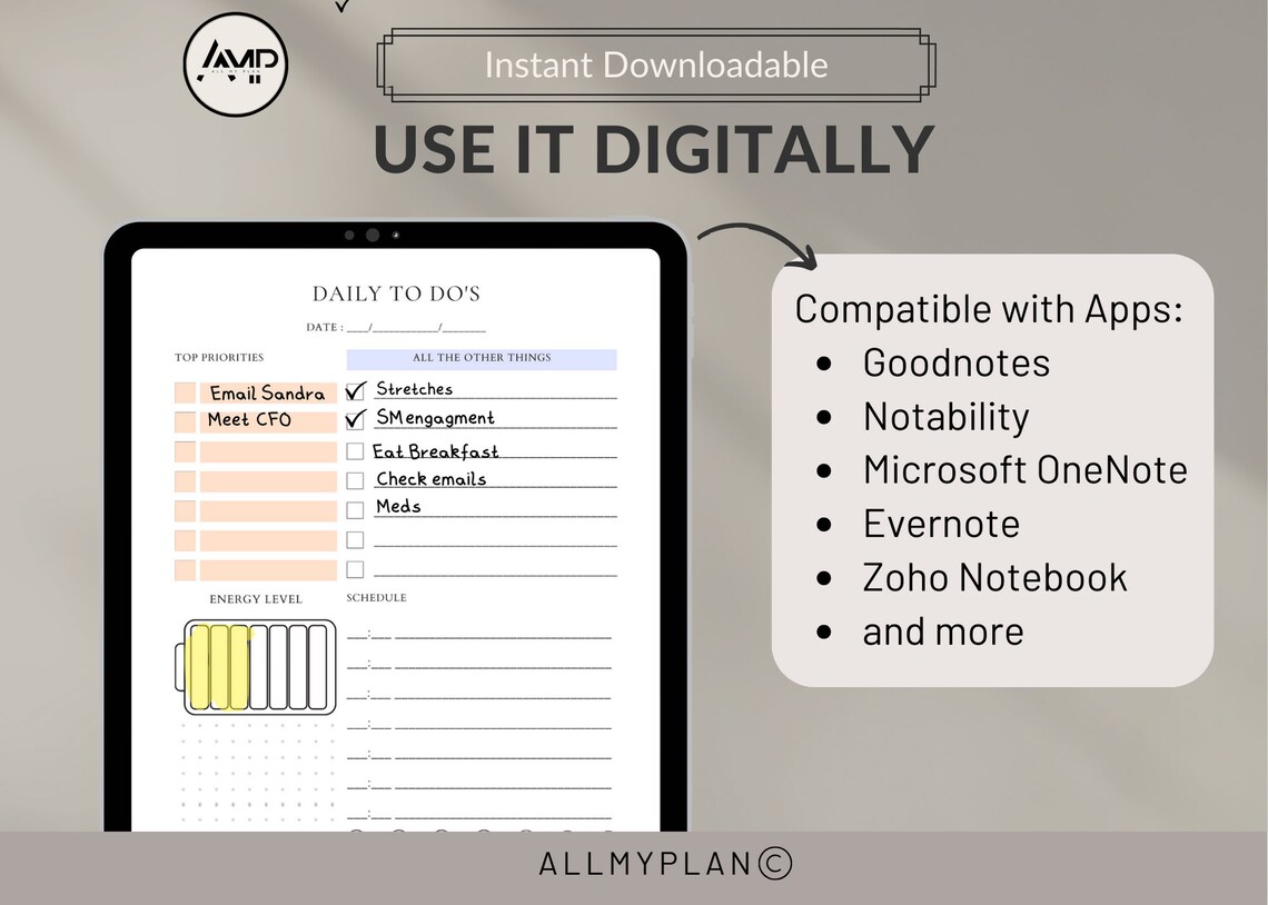 Daily Routine Template, Morning Checklist, Evening Routine, Custom ...