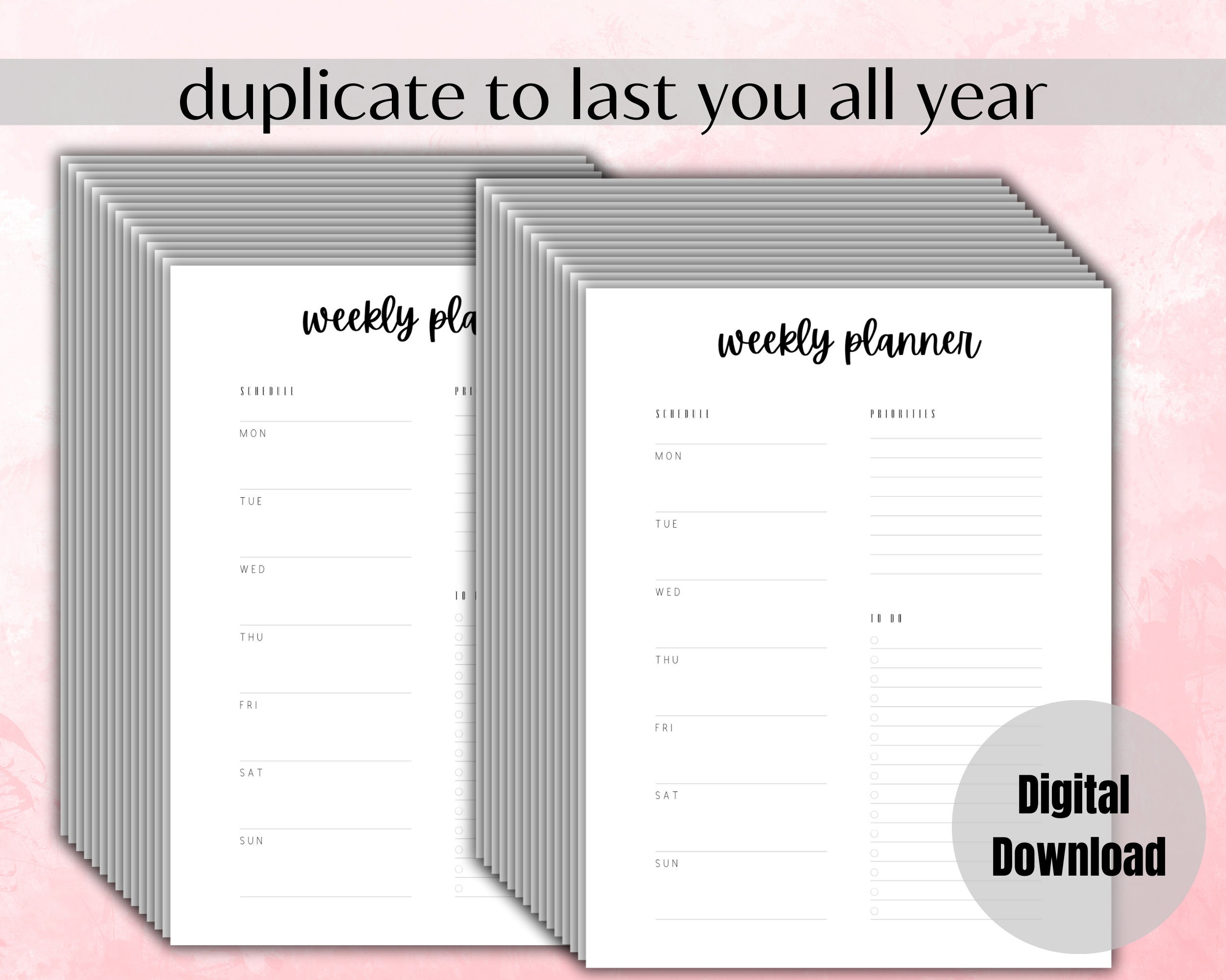 2024 Digital and Printable Planner - Stay Organized, Anytime, Anywhere ...