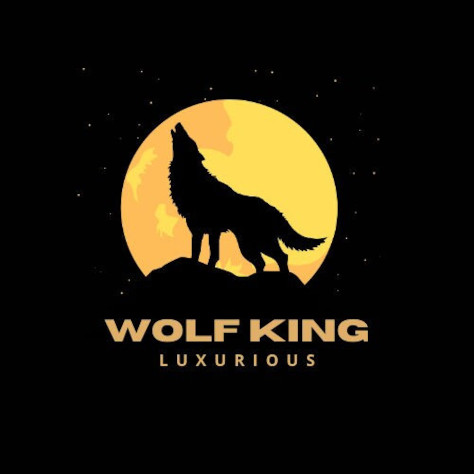 Wolf King Logo - Etsy