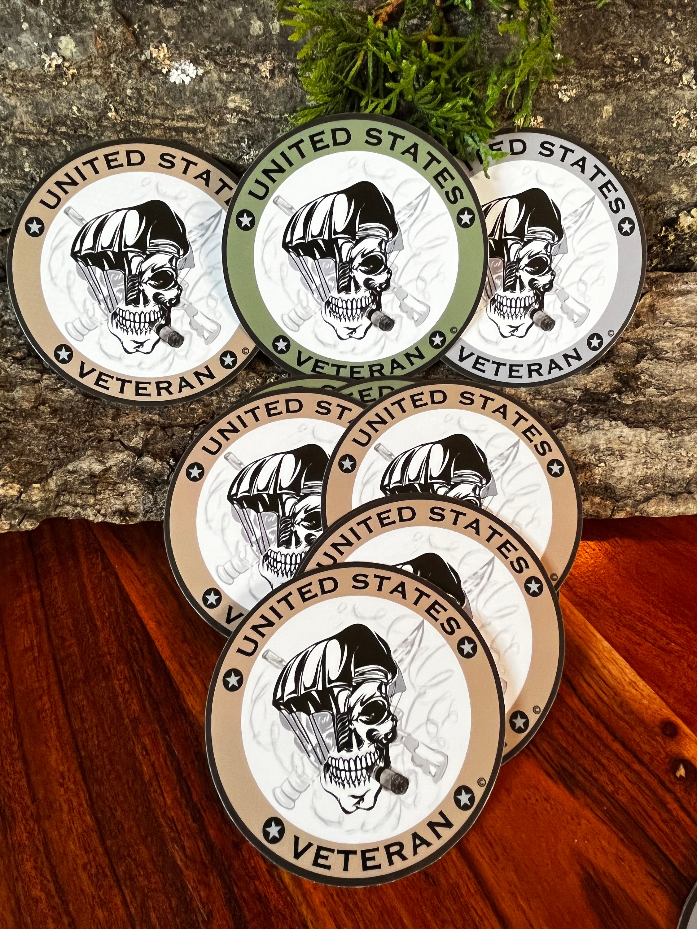 US Military Veteran Custom Logo Bumper Sticker Decal - Etsy