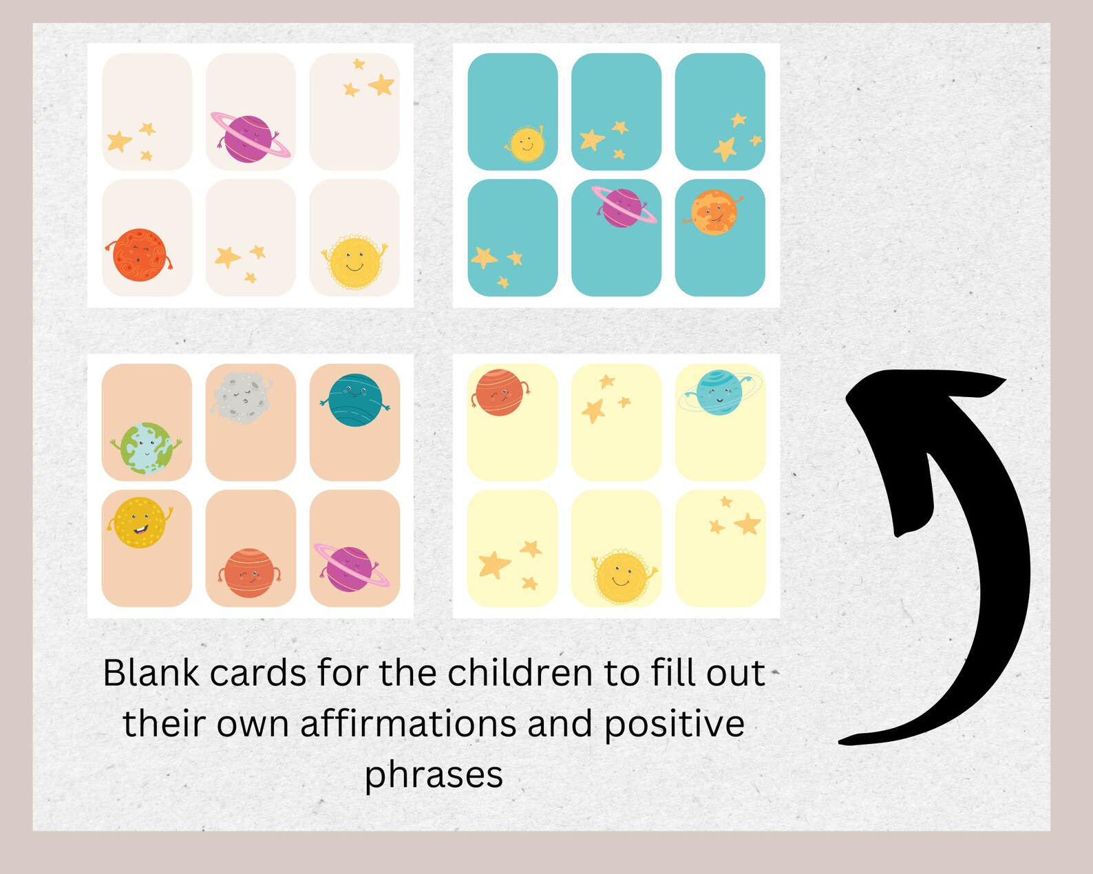 Printable Kid's Affirmation Cards | Positive Affirmation Cards for ...