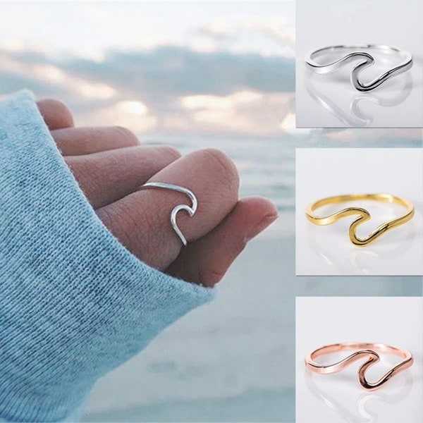 Wave Ring - Etsy