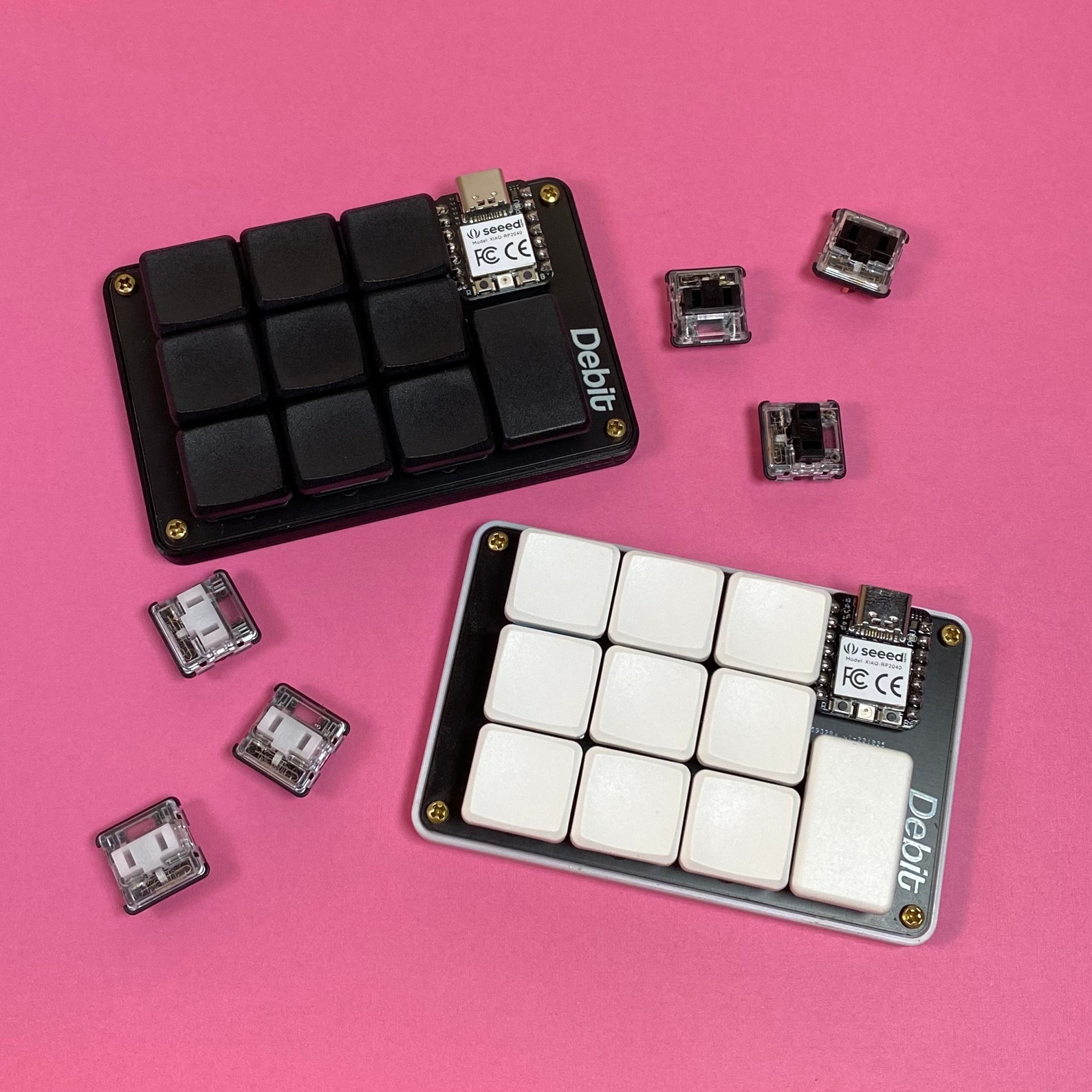 The Debit Card Macropad - Programmable Hotswap Mechanical Keyboard for ...