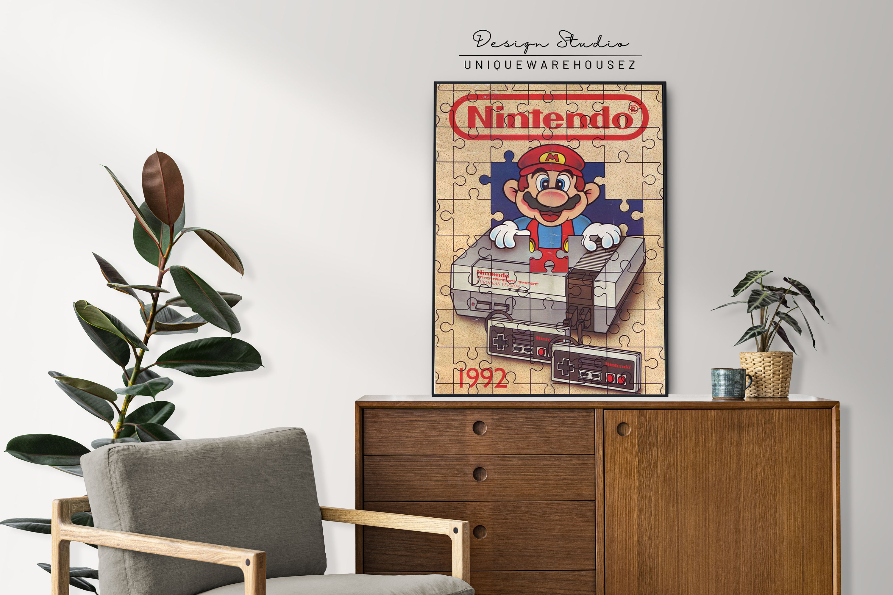 Super Mario Poster | Mario Poster | Nintendo Poster | Video Game Poster
