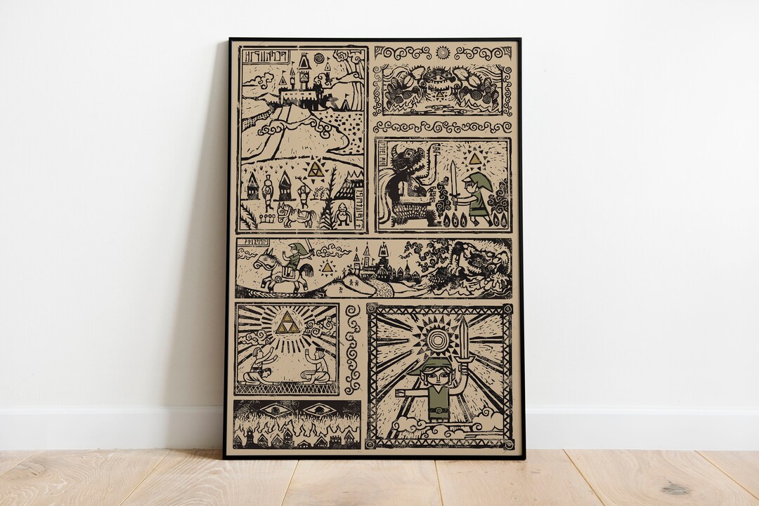 Zelda Poster Zelda Cross Stitch Nintendo Poster Legend of Zelda Poster ...