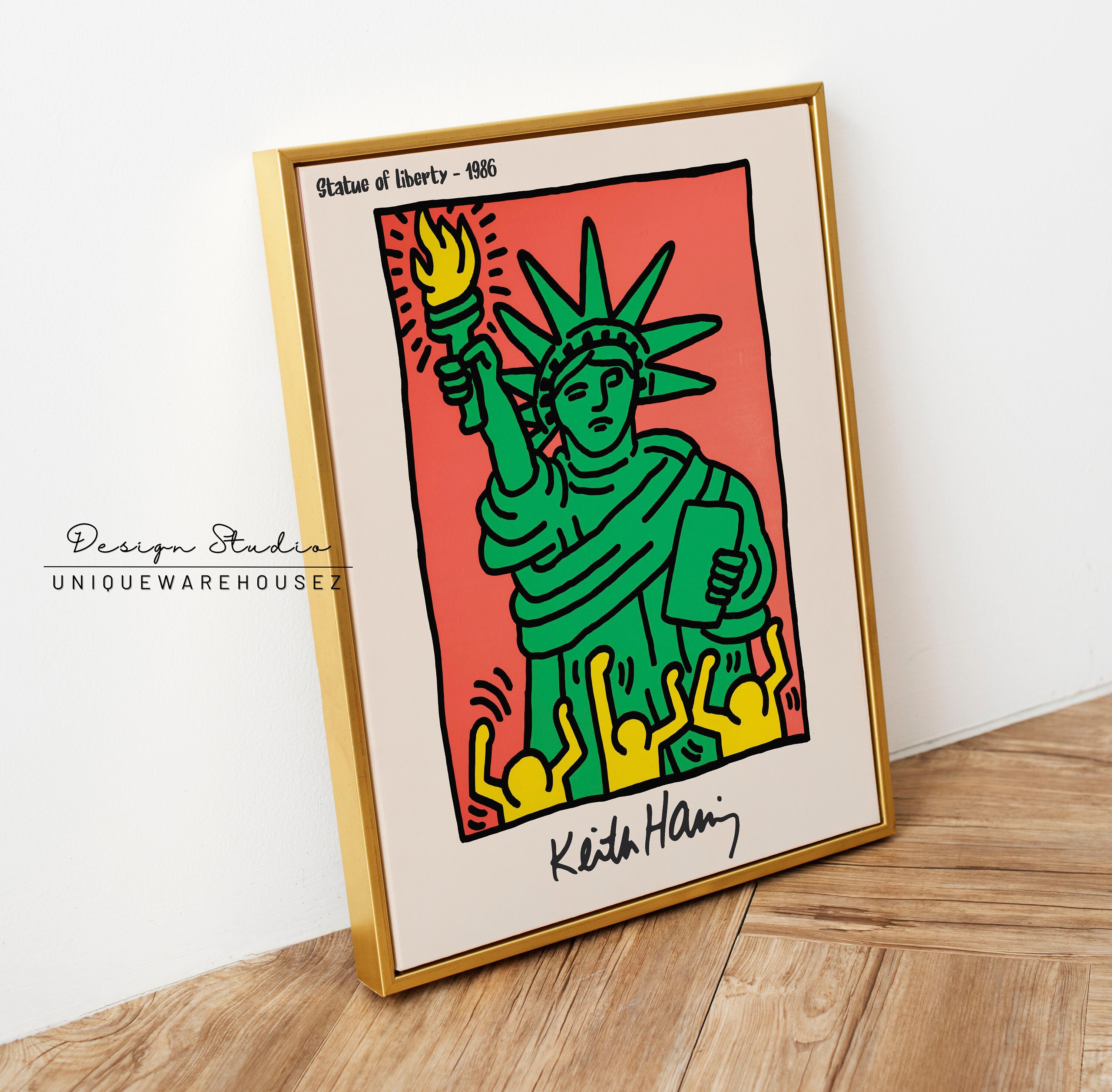 Keith Haring Poster Keith Haring Famous Art Print - Etsy