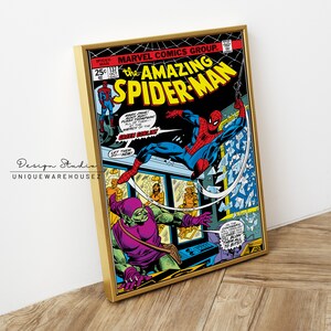 Spiderman Vintage Poster Set of 6 Poster Green Goblin Poster Spiderman ...