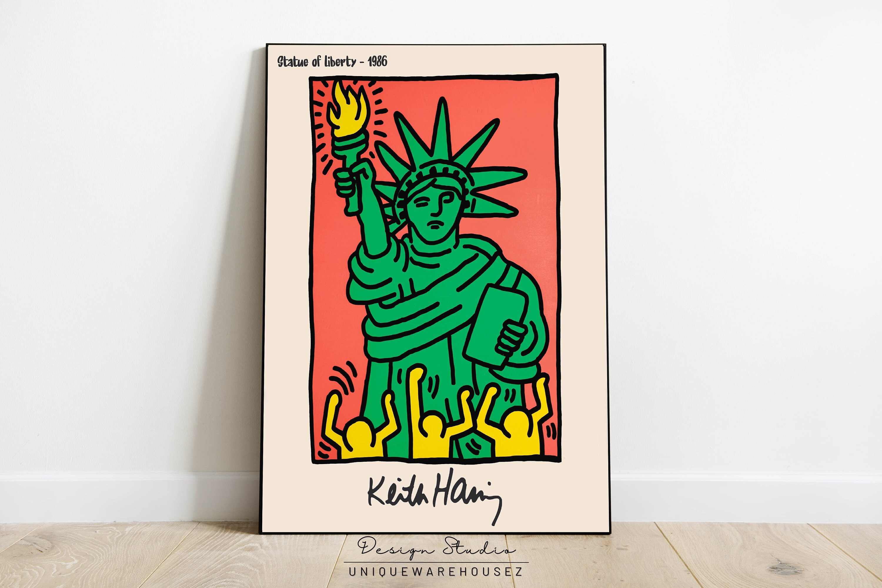 Keith Haring Poster Keith Haring Famous Art Print - Etsy UK