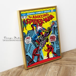 Spiderman Vintage Poster Set of 6 Poster Green Goblin Poster Spiderman ...