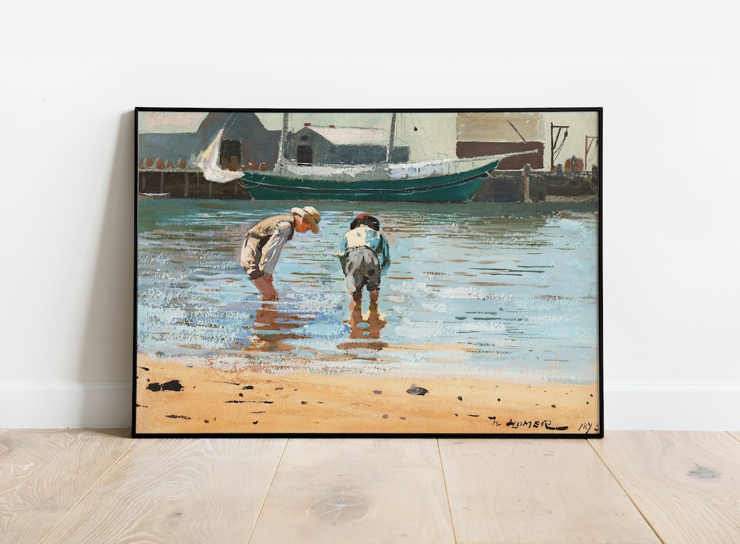 Zwei Kiddo Poster, Raumplakat Sea Poster, Vintage Poster, Museum Poster ...