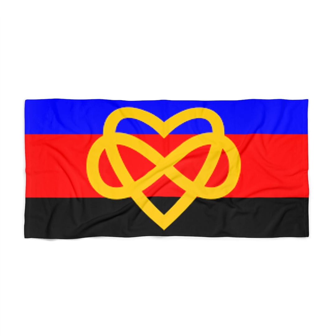 Polyamourous Pride Flag Beach Towel - Etsy