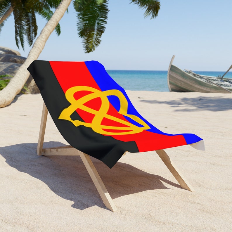 Polyamourous Pride Flag Beach Towel Etsy
