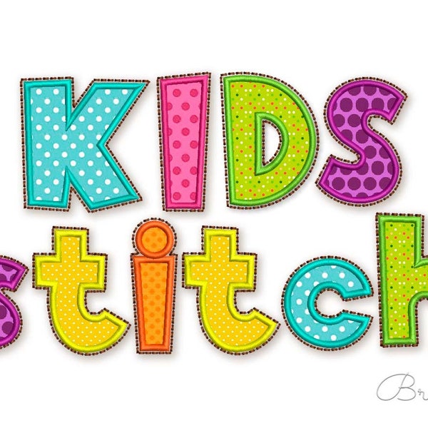 Cursive Hand Stitch Embroidery Font - Etsy