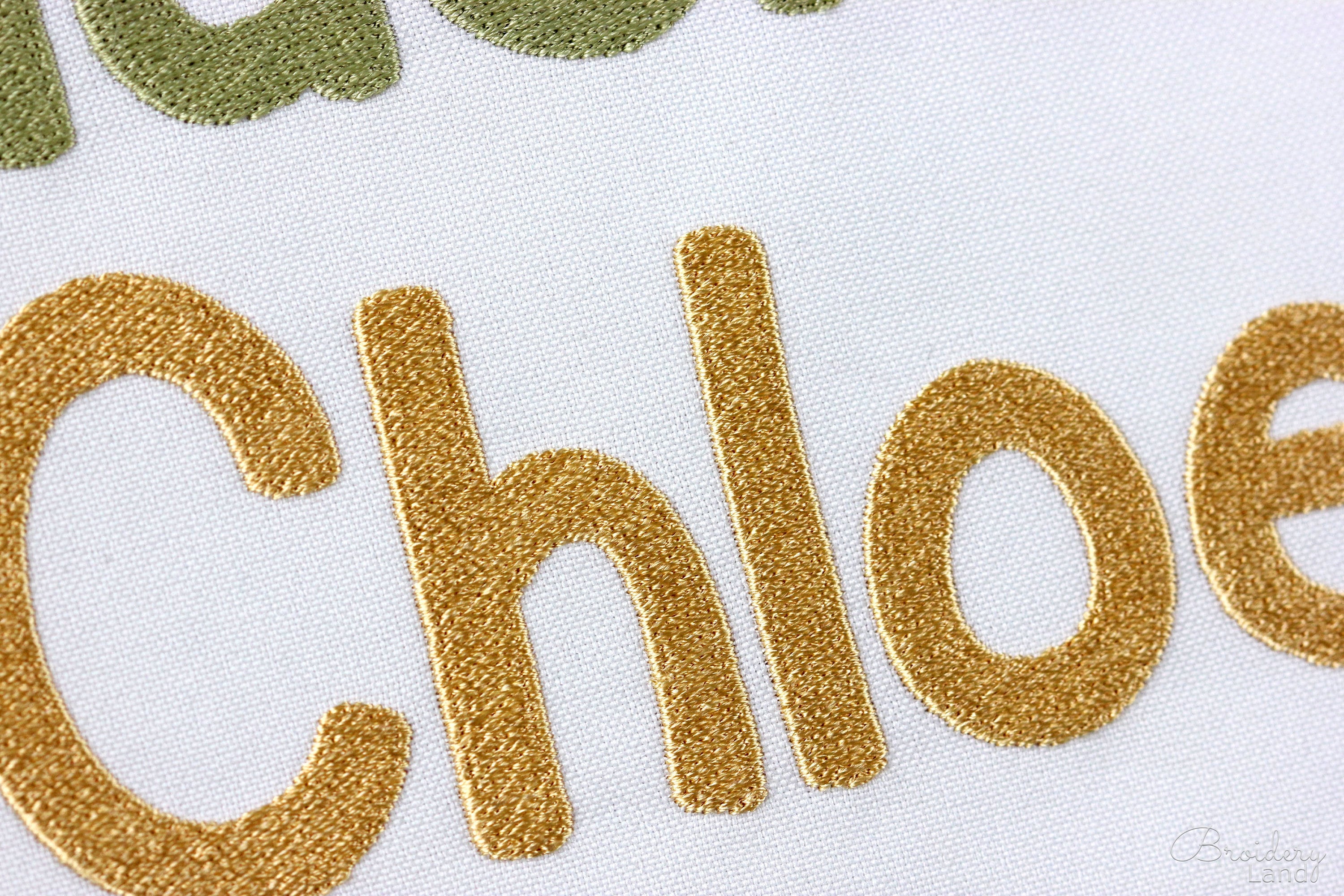 Machine Embroidery Font Filled Embroidery Rounded Stepstitch Alphabet 5 ...