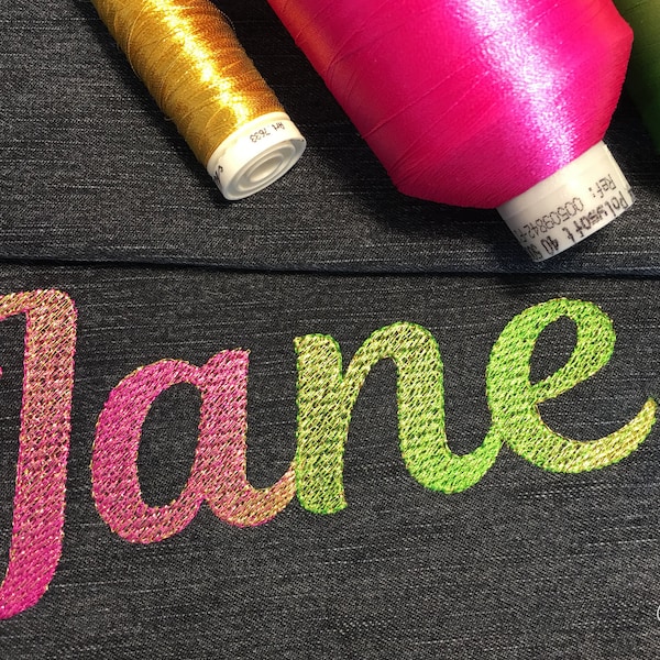 Gradient Rainbow Letters - Etsy