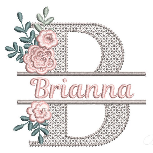 Letter B Embroidery - Etsy