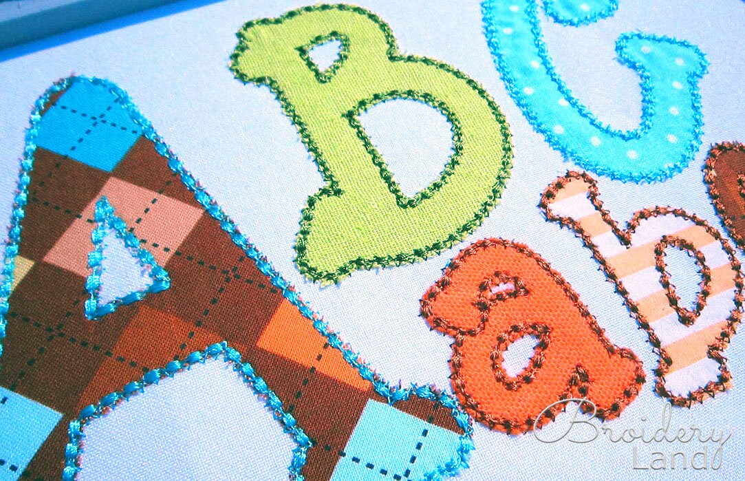 Applique Machine Embroidery Font XXL Large Sizes Alphabet for - Etsy